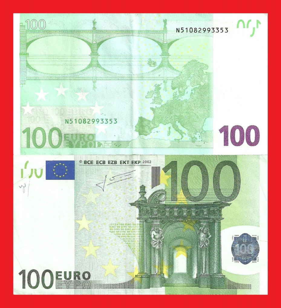 Europe Great Britain 100 EURO CIRCULATED BANKNOTE Was Sold For R1 europe-great-britain-100-euro-circulated-banknote-was-sold-for-r1