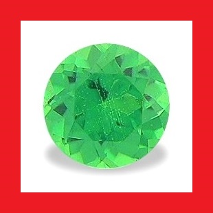 Tsavorite Garnet - TSAVORITE - BEST EMERALD GREEN ROUND FACET - 0.26cts ...
